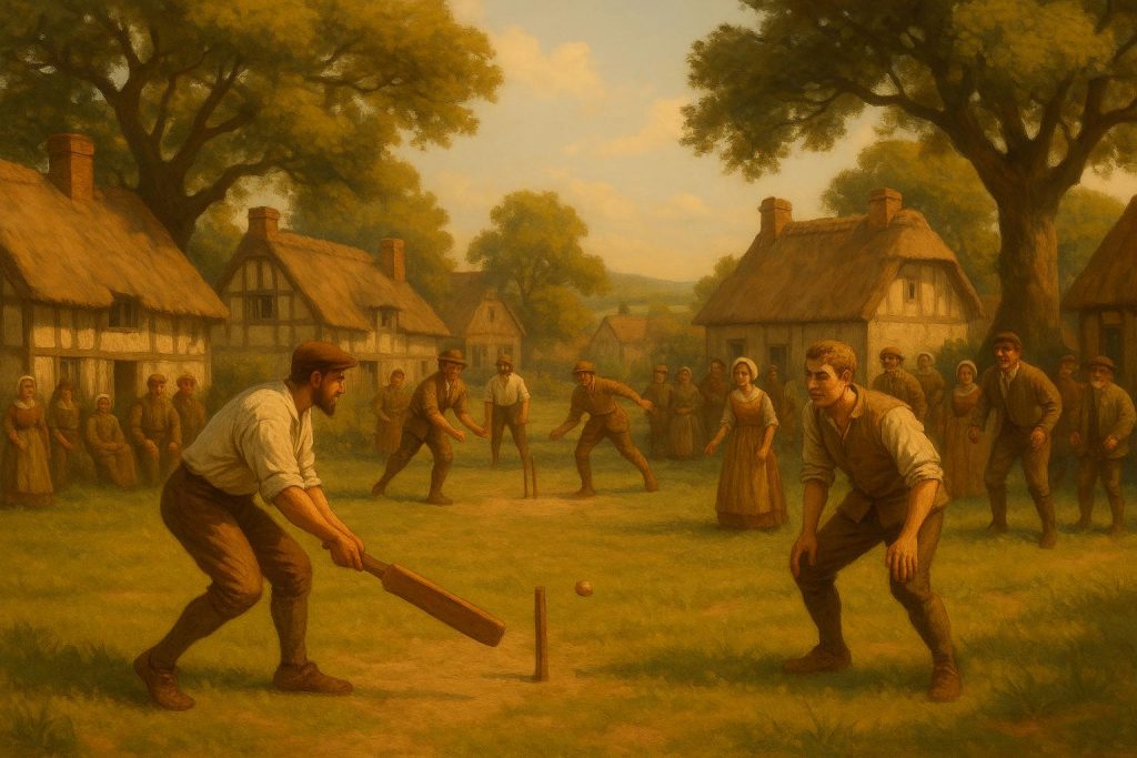 Origins of Cricket: Early Village Games - Cricketeer